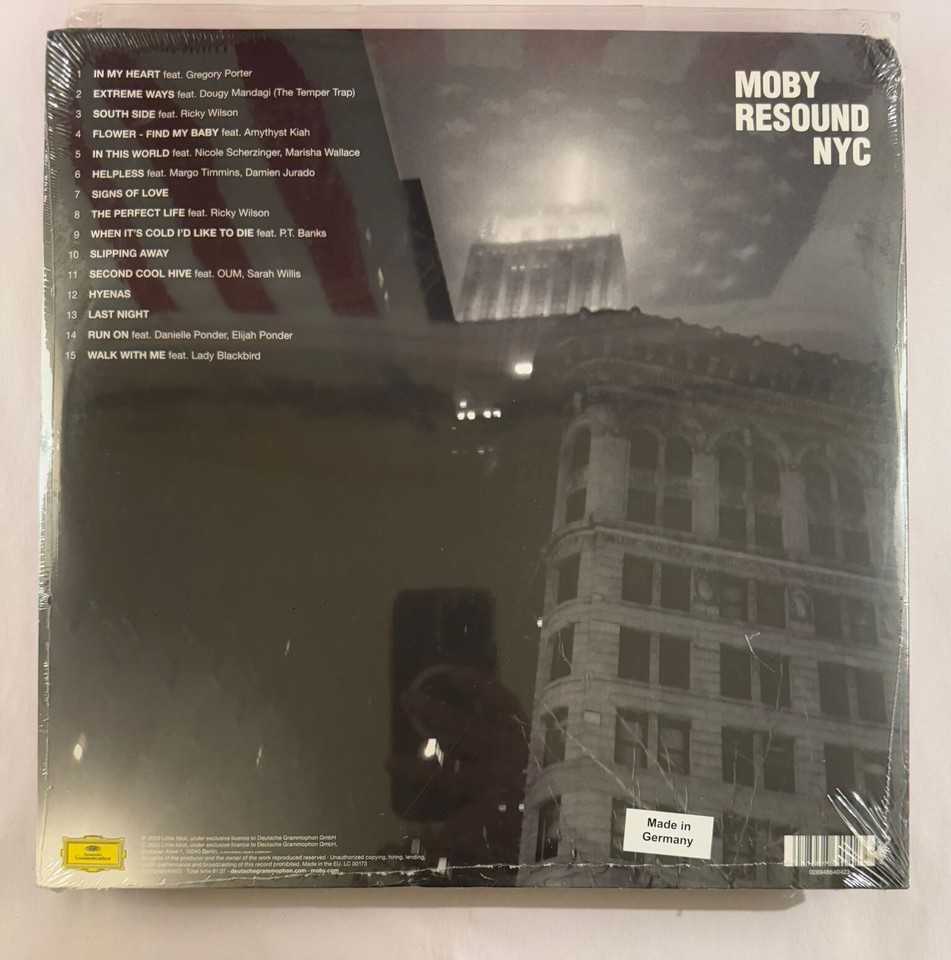 MOBY – RESOUND NYC - LIMITED EDITION SUN YELLOW VINYL NEW - A12 ...