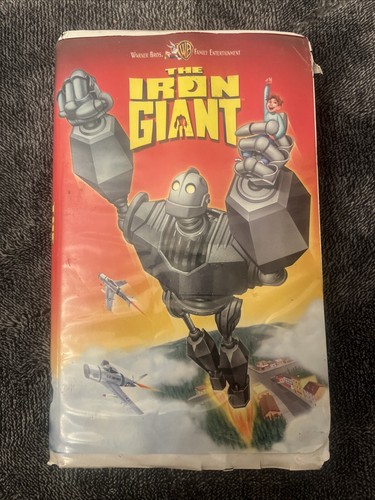 Rare 1999 "The Iron Giant" Special Widescreen Edition (VHS 1999 in ...
