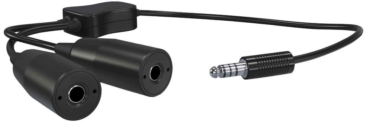 Faro GA (Dual GA Plug) to Helicopter (U174 Single Plug) Headset Adapter ...