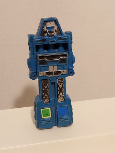 Vintage 1984 Tootsietoy Go-Bots GoBots Bubble Man Pipe Transformer Blue | eBay