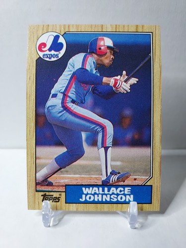 1987 Topps Baseball #588 Wallace Johnson Montreal Expos | eBay