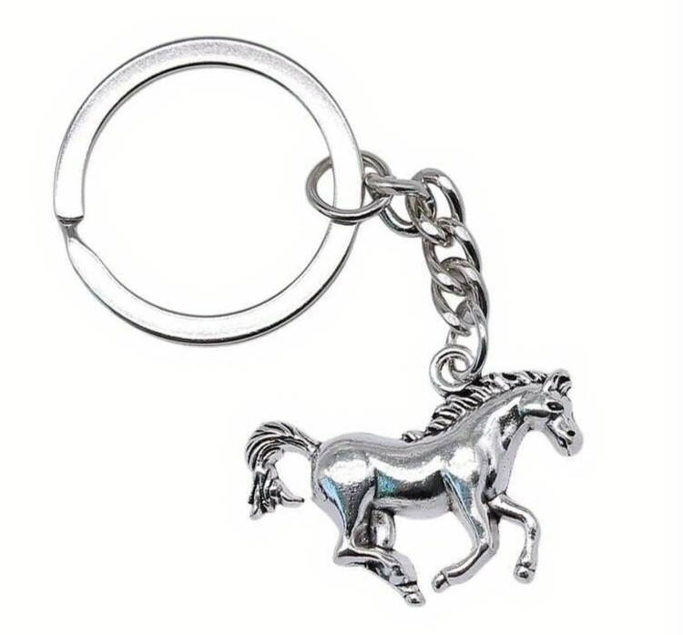 2 x Cute Horse Key Ring Woman Man Kids Key Chain House Car | eBay UK