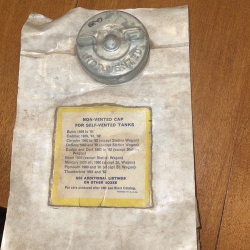 Vintage Stant G39 Fuel Gas Tank Cap fits Cadillac Plymouth Dodge Buick ...