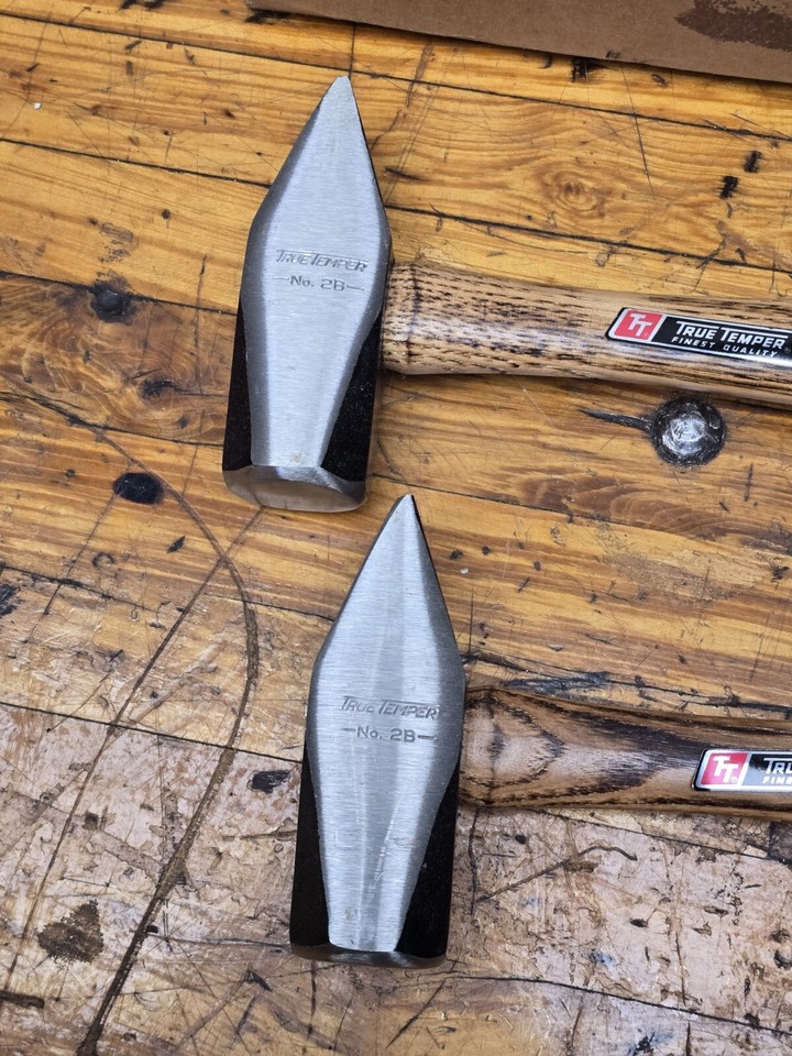 Pair Vintage NOS True Temper No. 2B Blacksmith Hammers NEW with Box | eBay