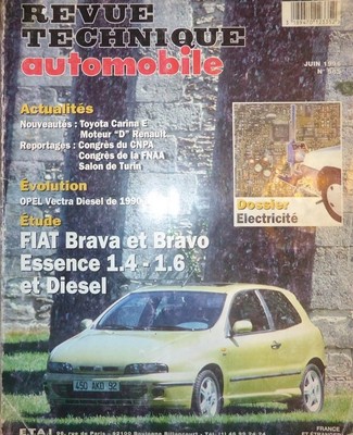 Revue technique FIAT BRAVA et BRAVO essence 1.4 1.6 et DIESEL RTA 585 ...