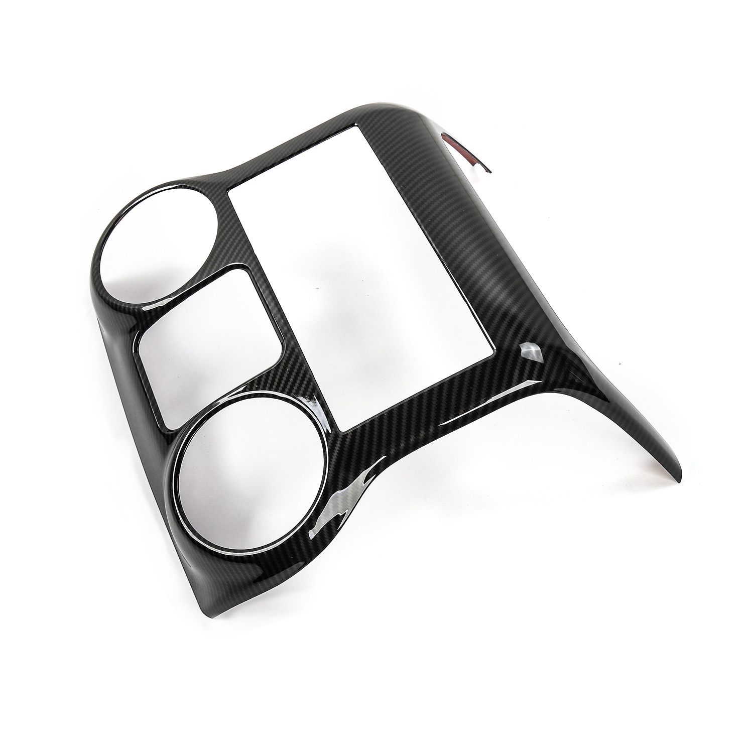 Carbon Fiber Dashboard Center Control Cover Decor Trim For Jeep ...