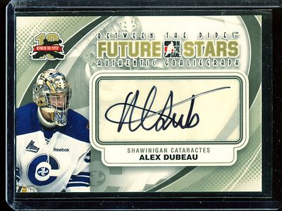 2011-12 ITG Between the Pipes Goaliegraph Autograph A-ADU Alex Dubeau ...