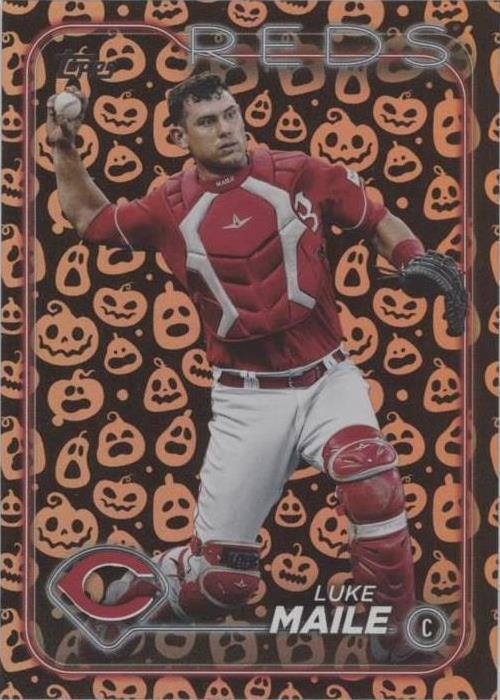 2024 Topps Update Series - Luke Maile #US167 Jack-O'-Lantern Foil for ...