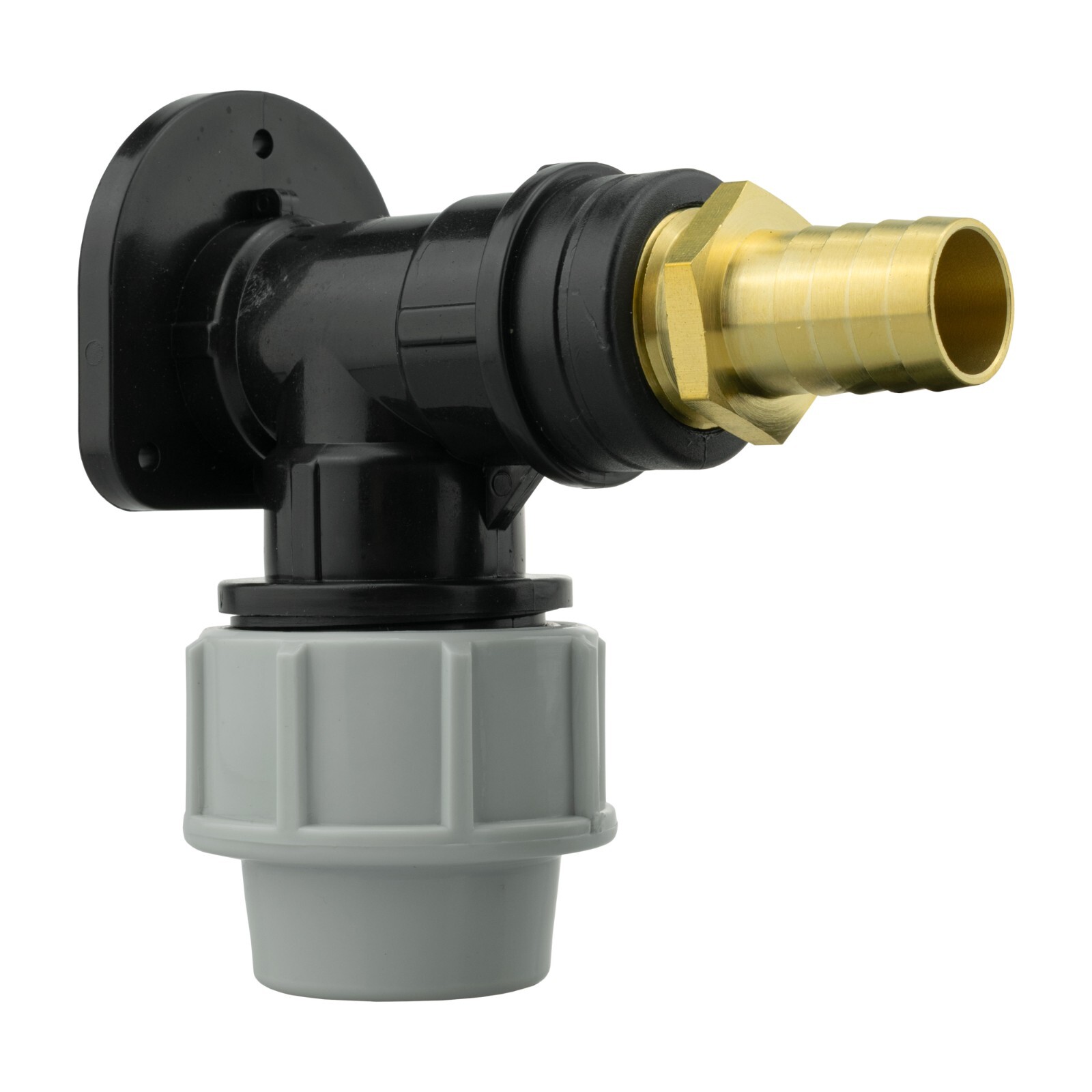 20mm or 25mm MDPE Wall Plate with Taps/Valves/Connectors/Splitter ...