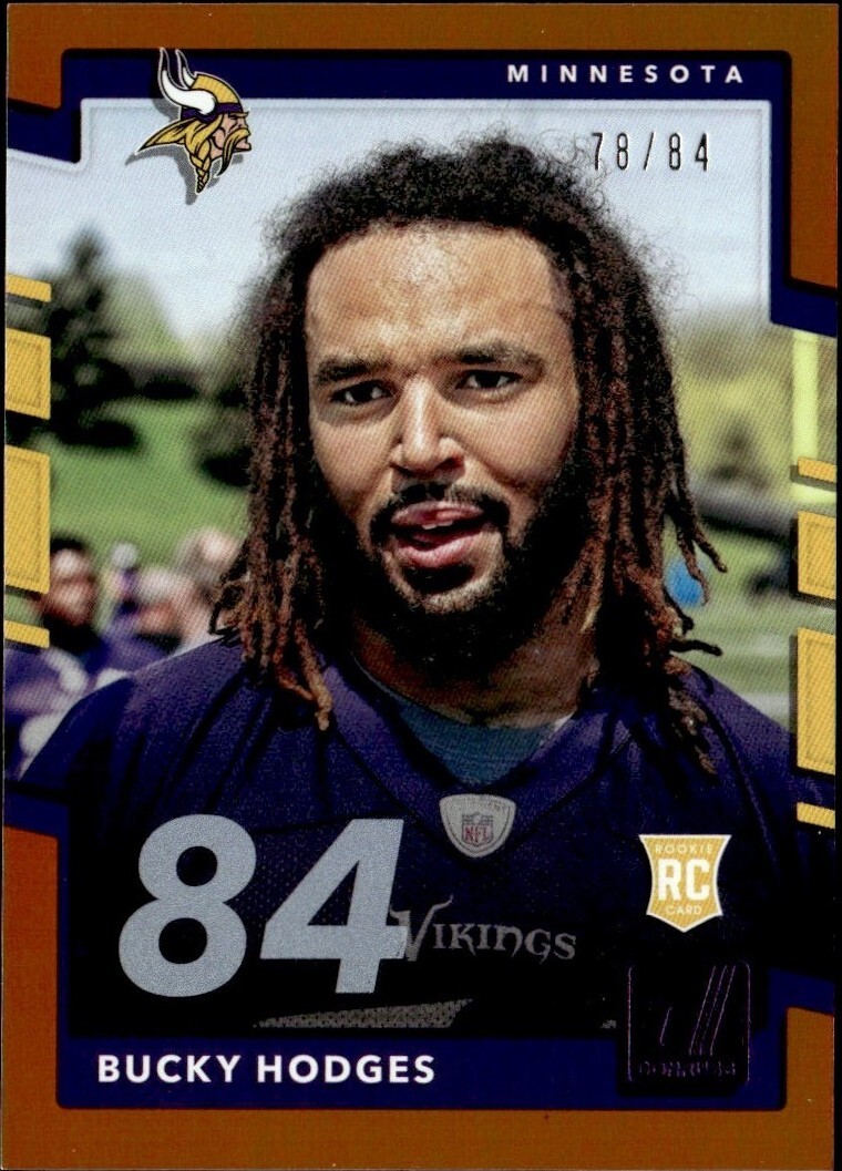 2017 Panini Donruss - Rookies Bucky Hodges #357 Jersey Number /84 (RC ...