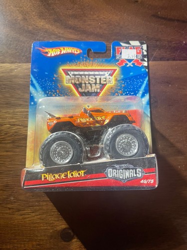 2010 HOT Wheels FLAG Series ** Pillage Idiot ** MONSTER JAM Rare VHTF ...