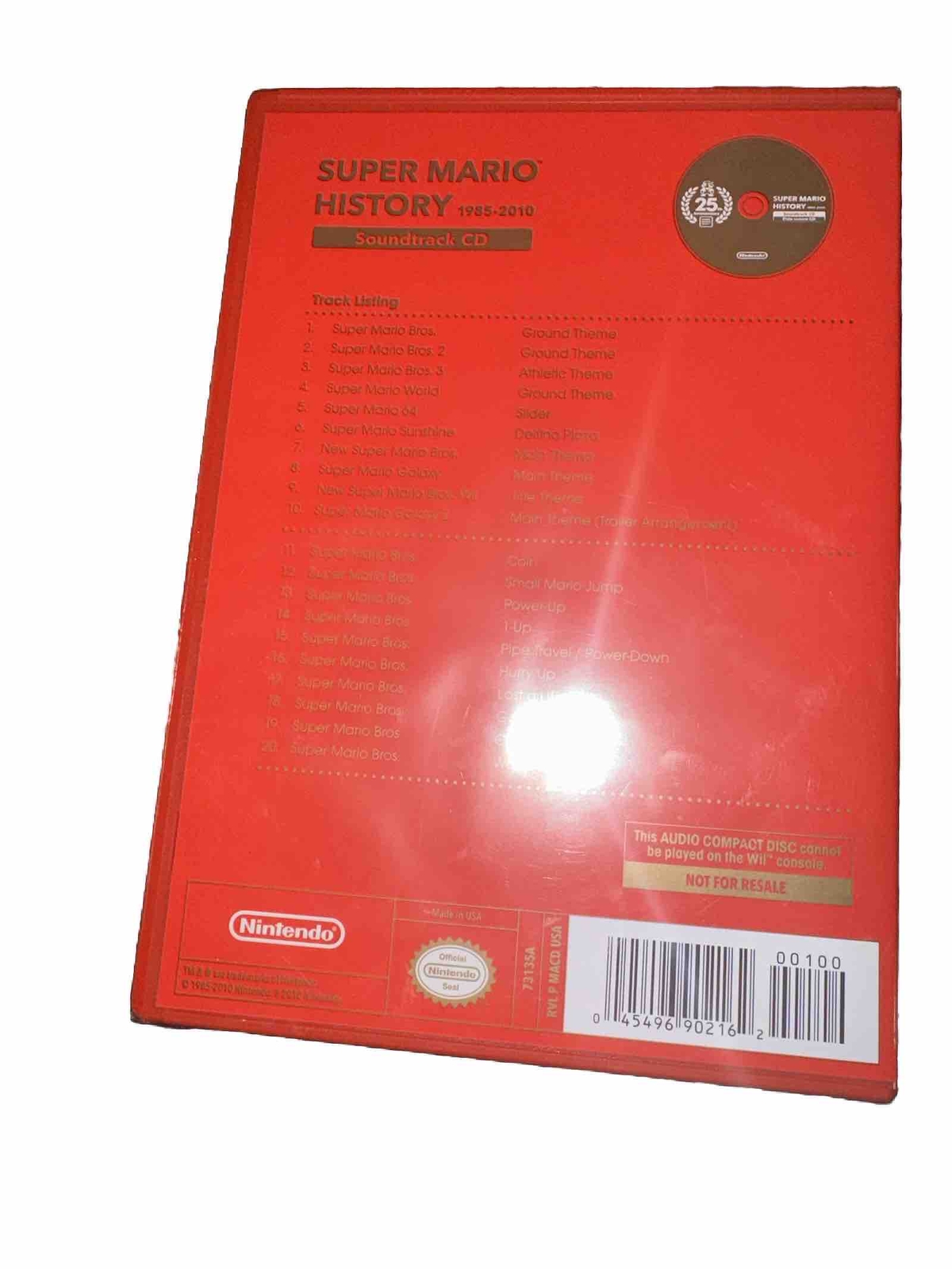 Super Mario: History 1985-2010 by Various Artists (CD, 2010, Nintendo ...