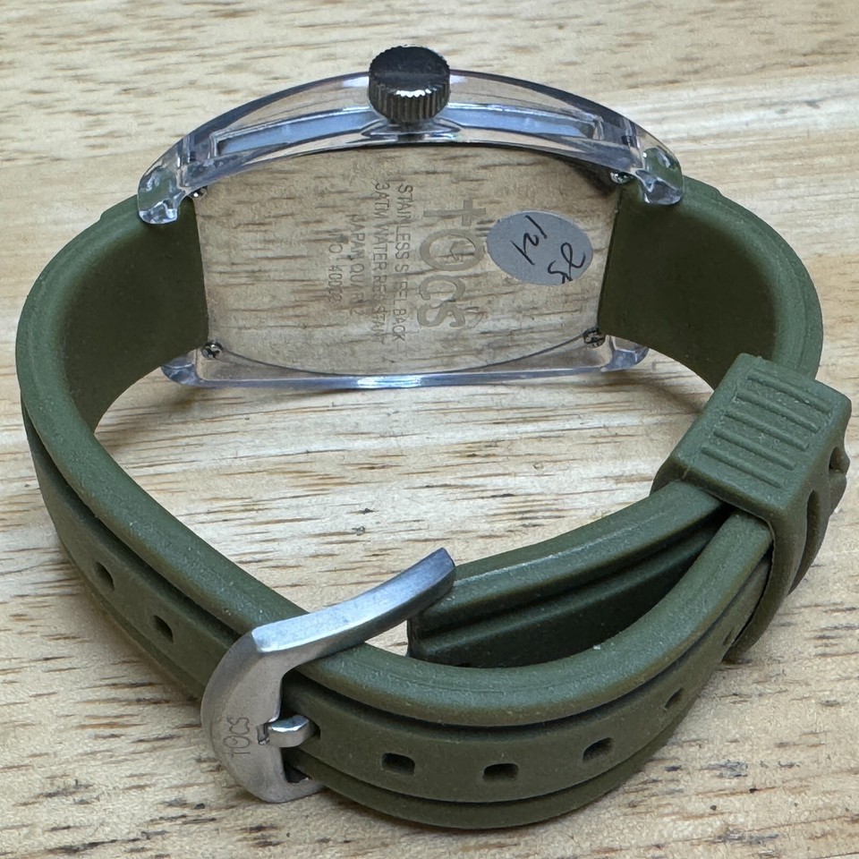 Clear TOCS Quartz Watch Unisex Clear Plastic Barrel Japan Movt Analog ...