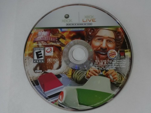 Burger King Big Bumpin Microsoft Xbox 360 Game Disc Only Free Ship | eBay
