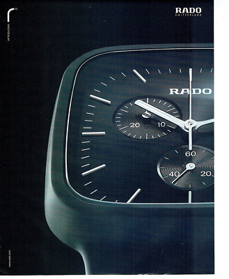 Publicité Advertising 028 2009 montre Rado | eBay