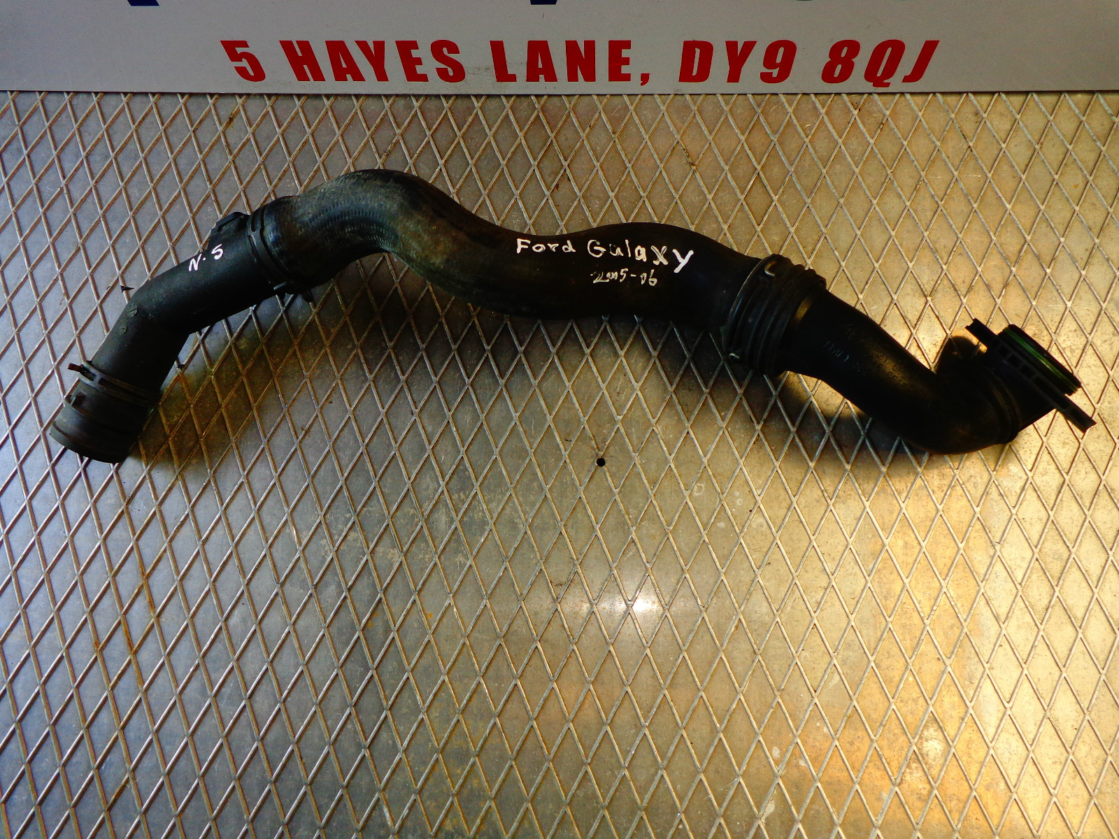 FORD GALAXY VW SHARAN SEAT ALHAMBRA 1.9 TDI INTERCOOLER TURBO PIPE ...