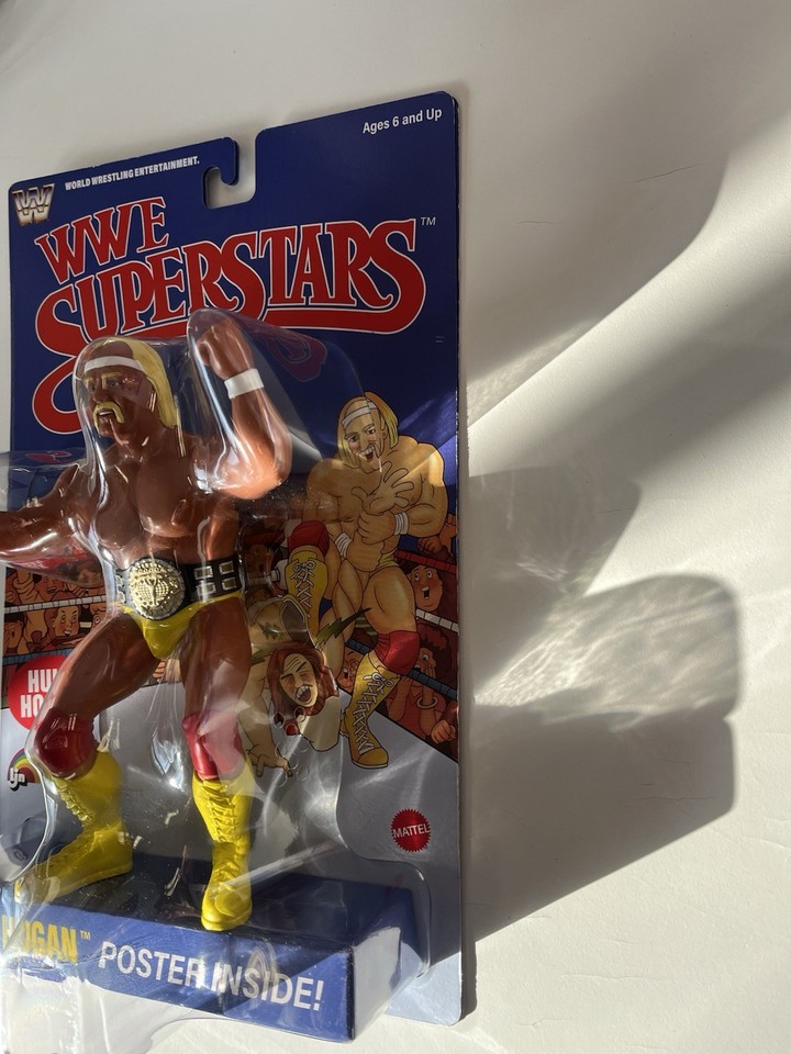 WWE LJN MATTEL SUPERSTARS HULK HOGAN 8" ACTION FIGURE TAN SKIN ...