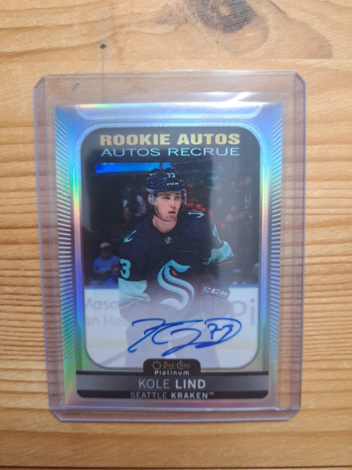 2021-22 O-Pee-Chee Platinum Rainbow Rookie Autos Kole Lind #R-KL | eBay