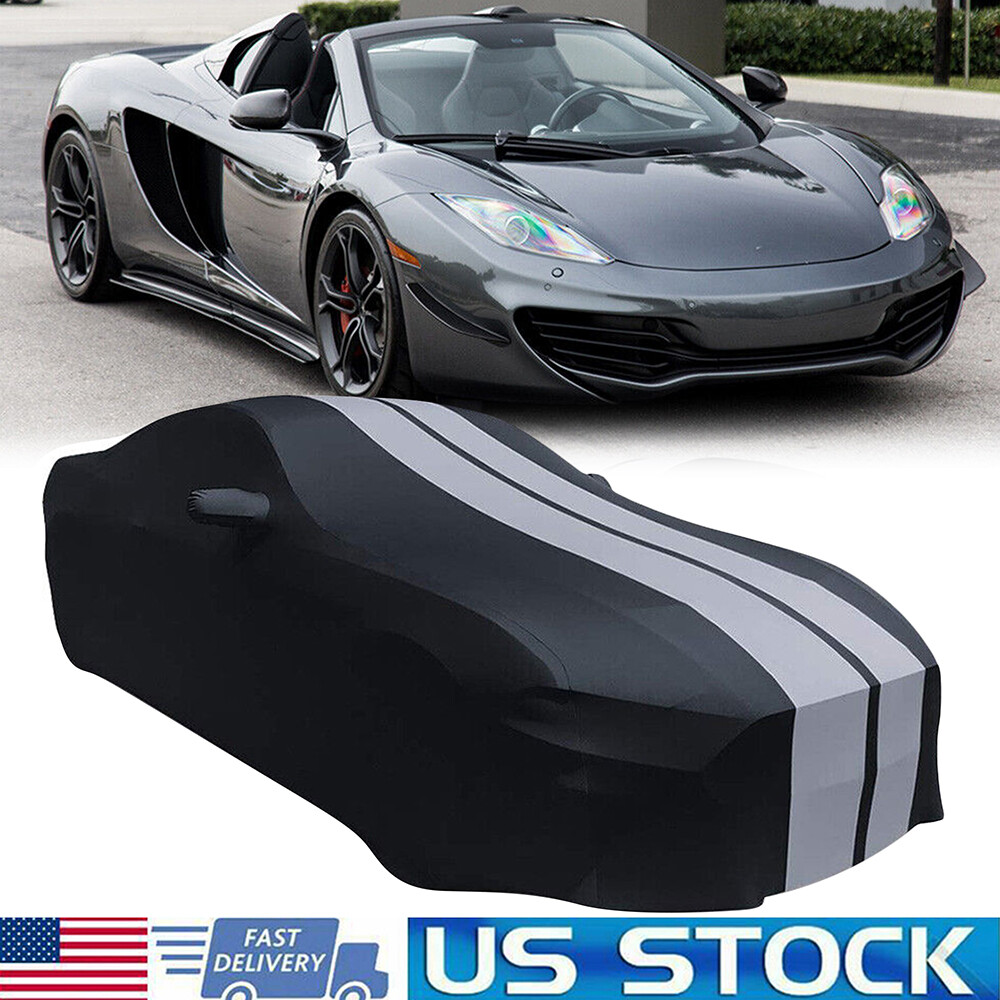 For Lexus LC500 LC500h Indoor Car Cover Stain Stretch Dustproof Grey ...