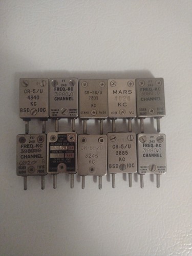Vtg Ham Radio Quartz Crystals - MADE IN THE USA -( LOT OF 10) B | eBay