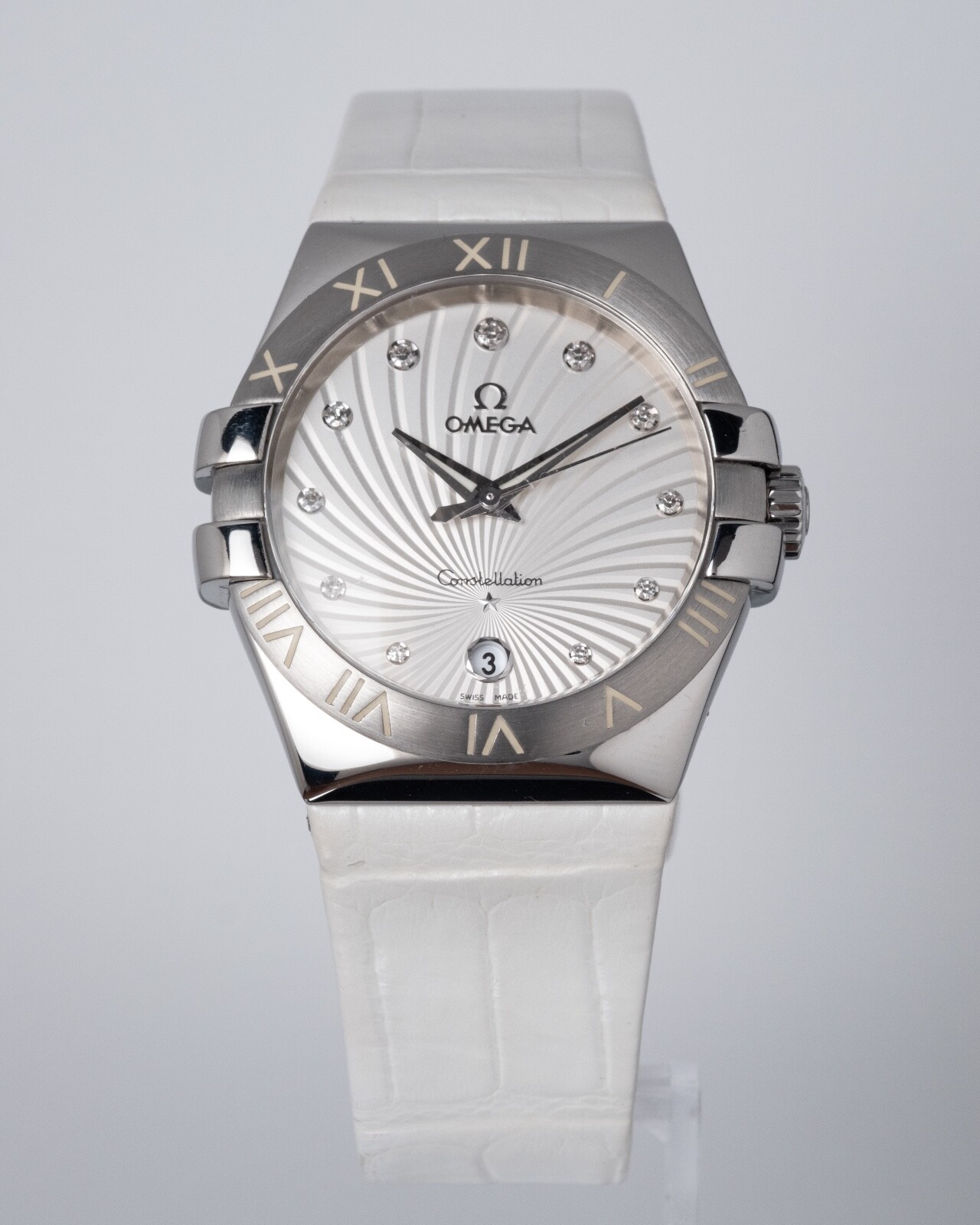 OMEGA Constellation Purple Women's Watch - 123.13.35.60.52.001 for sale ...