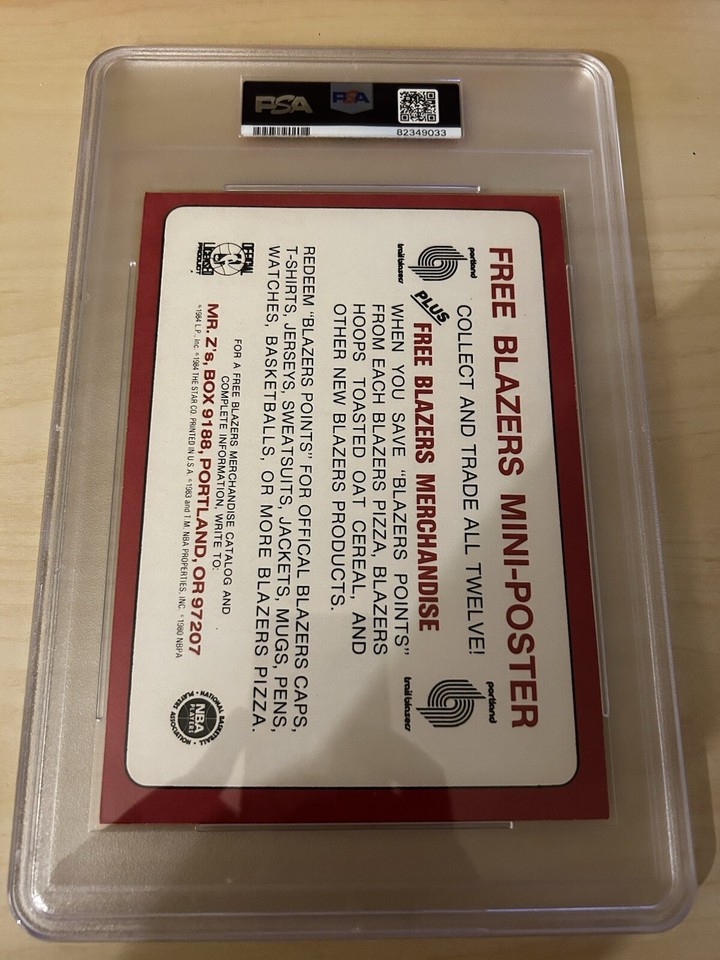 1984 Star Mr. Zs #2 Clyde Drexler Rookie Card RC PSA 3 Rare Low Pop ...