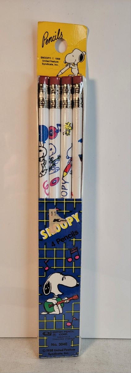 For Sale Snoopy Pencils Peanuts Snoopy Monograph Mechanical Pencil 0 ...
