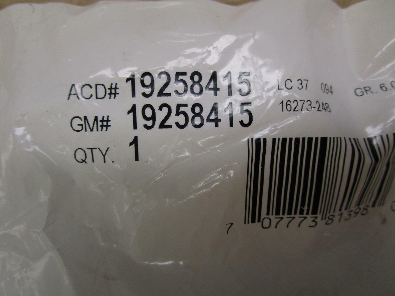 GM AcDelco Auto Trans Automatic Transmission Output Shaft Seal 19258415 ...