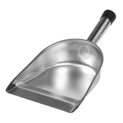 1Pc Thickned Dustpan Stainless Steel Shovel Hand-held Garbage Shovel ...