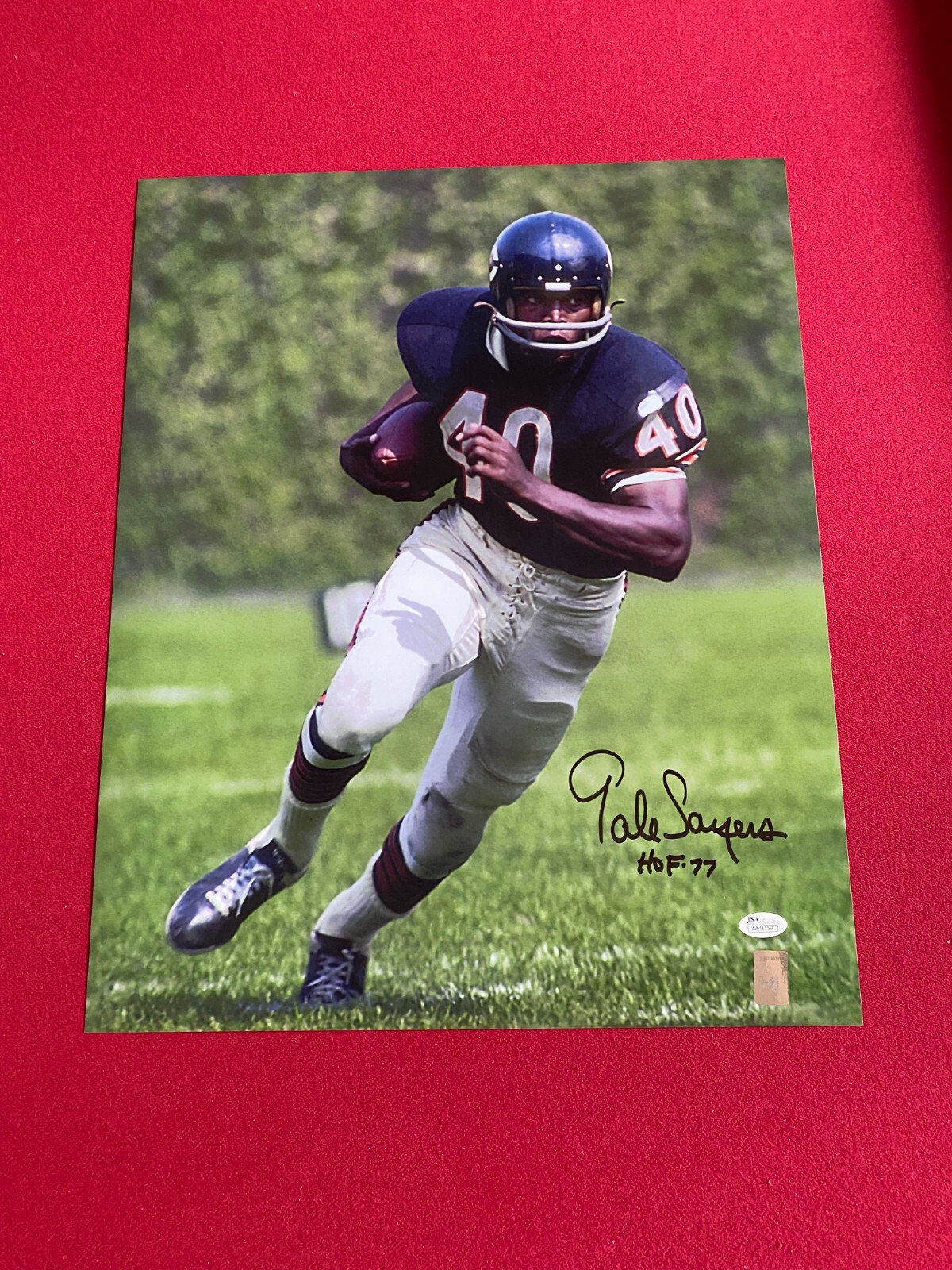 Gale Sayers Autographed Memorabilia | Signed Photo, Jersey ...