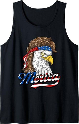Merica - Patriotic USA Eagle Of Freedom - 4th of July Tank Top | eBay