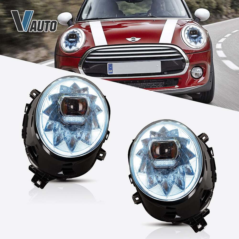 2*Vland LED Headlights For 14-22 Mini Cooper 3th Gen F55 F56 F57 ...