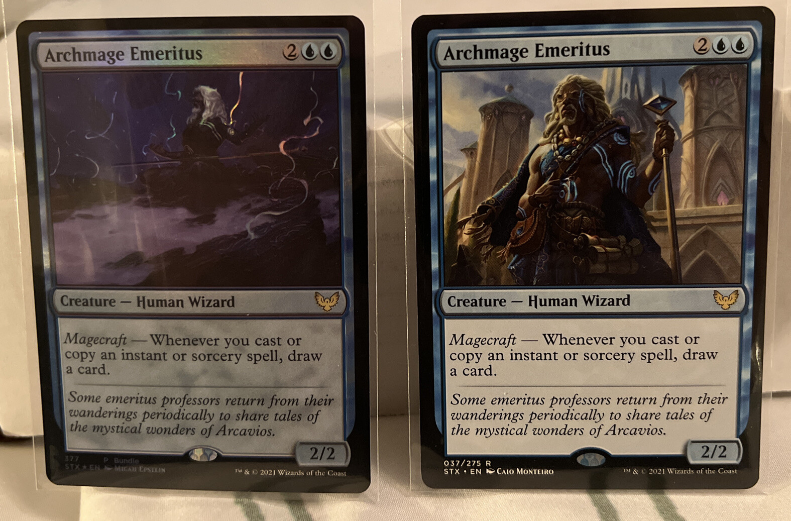 MTG Magic The Gathering Archmage Emeritus x2 *Never Played | eBay