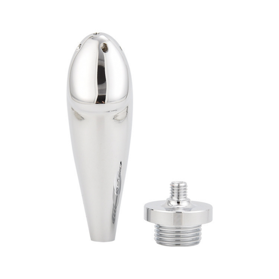 Metal Shower Enema System Vaginal Anal Cleaner Wash Colon Douche Nozzle ...