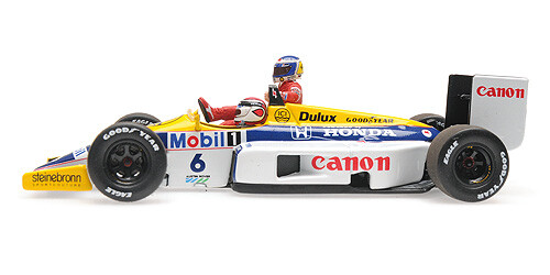 Minichamps 410860106 1/43 WILLIAMS HONDA FW11 KEKE ROSBERG GERMAN GP ...