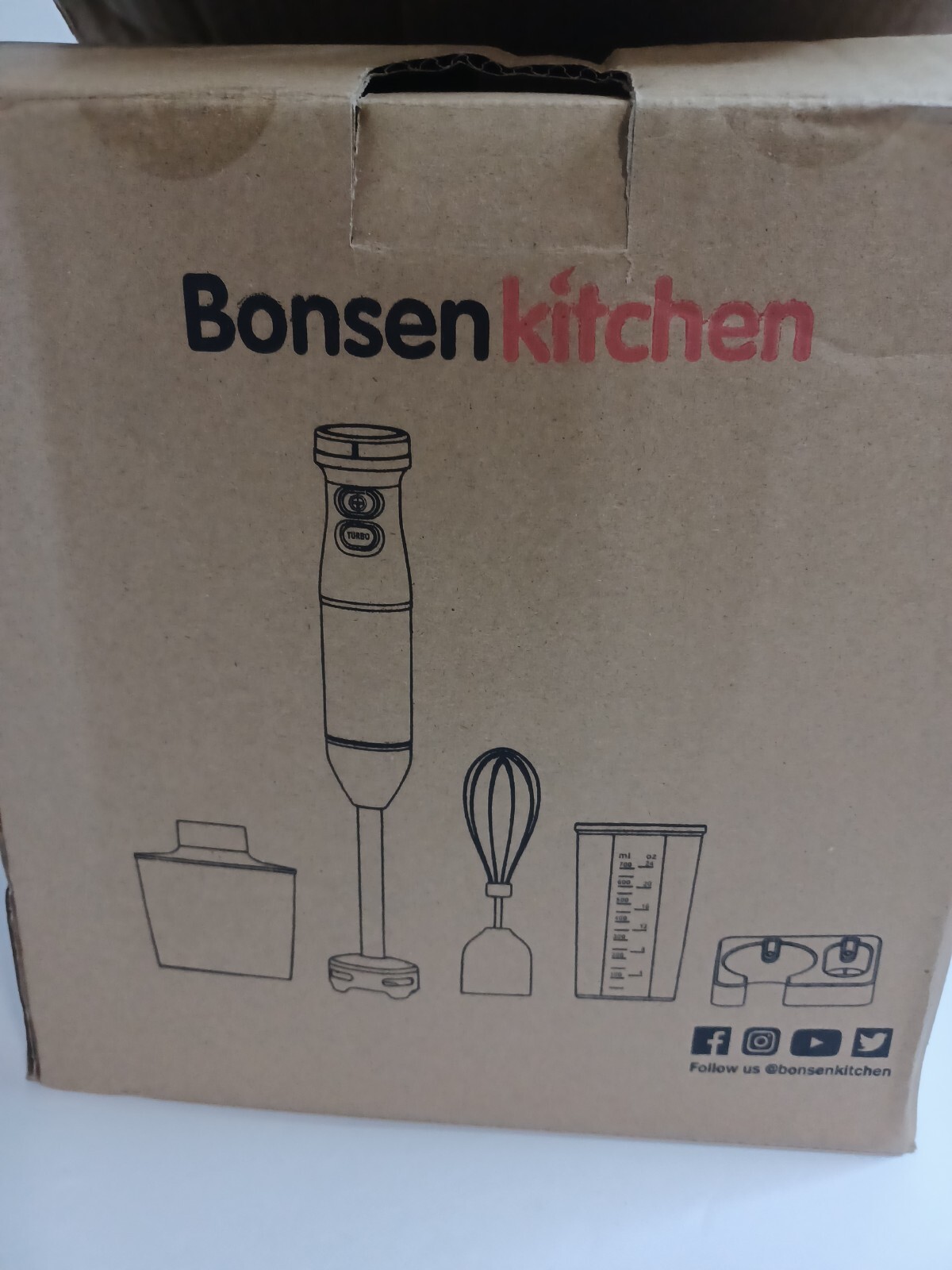 bonsen kitchen inmersion blender 3 in 1 hand blender HB8001 | eBay