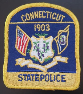 UNITED STATES USA CONNECTICUT 1903 STATE POLICE UNIFORM SLEEVE PATCH | eBay