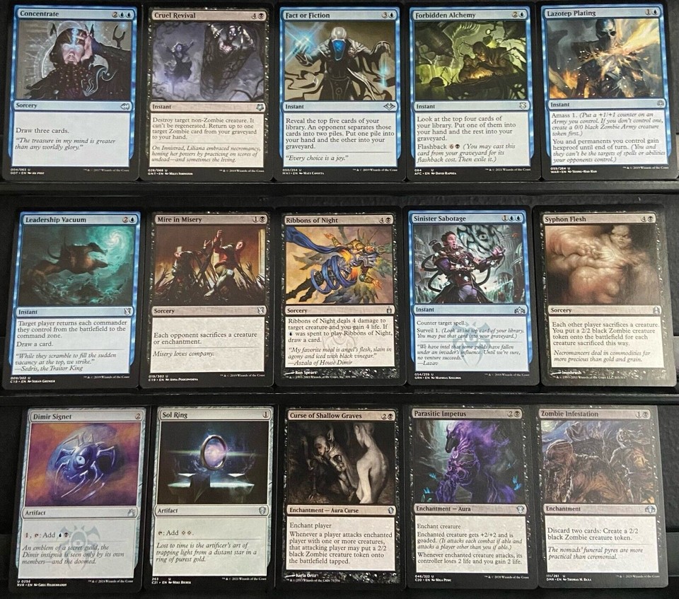 ***Custom Commander Deck*** Gisa and Geralf - Zombies - EDH MTG Magic ...
