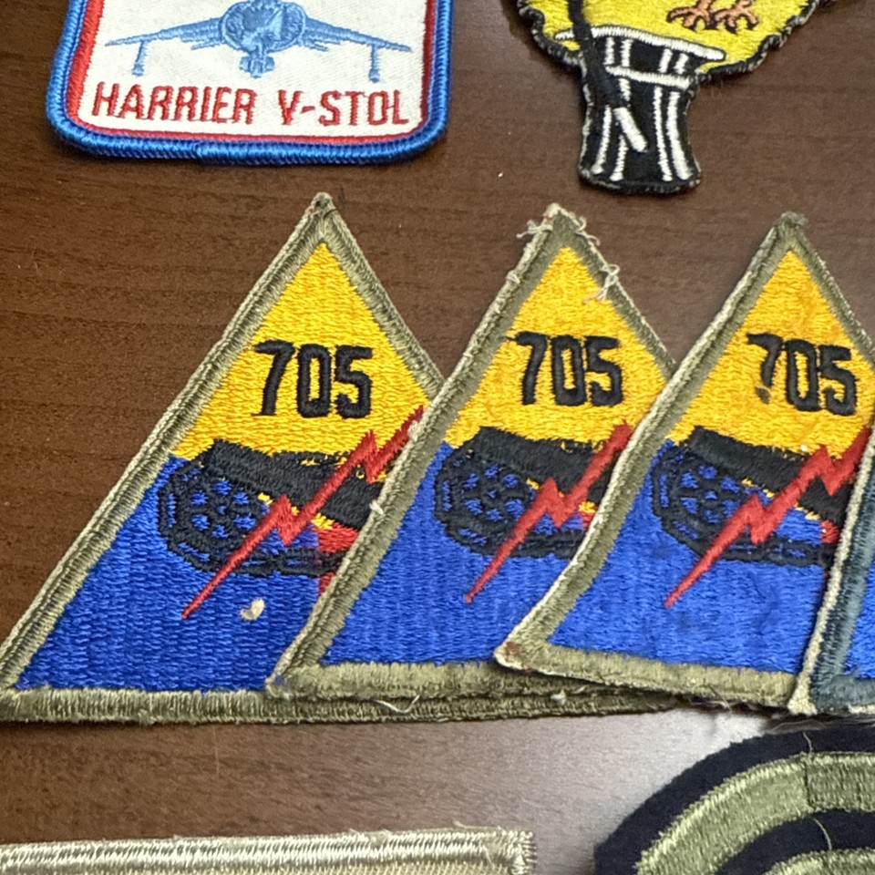 Lot of Vintage US Military Patches - Navy, USAF, Sniper?, Press ...