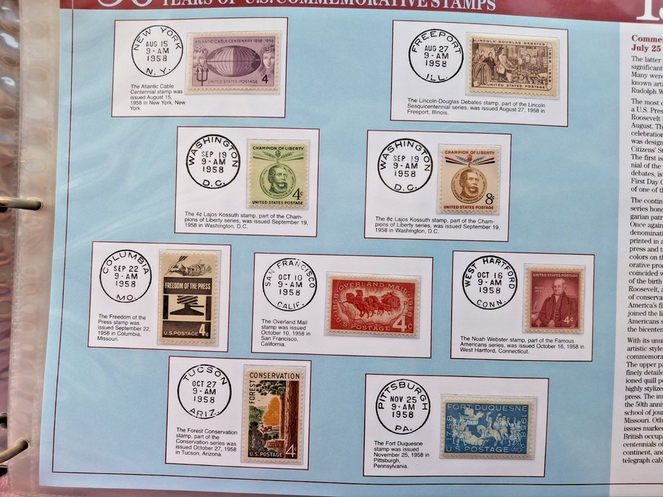 50 Years Of US Commemorative 764 Stamps 1950-1984 Volume I Of II 76 ...