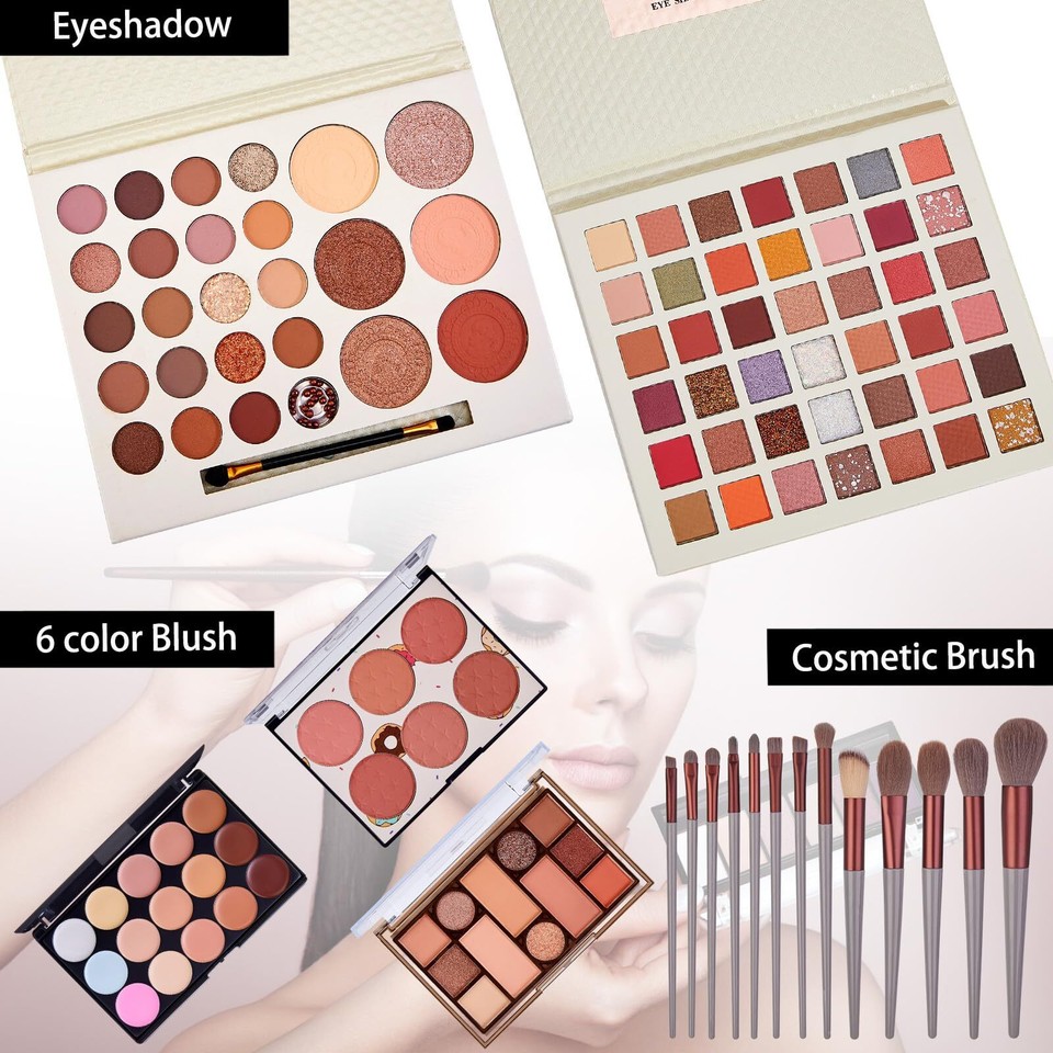 All in One Makeup Kit for Women Full Kit, Travel Makeup Kit, Makeup ...