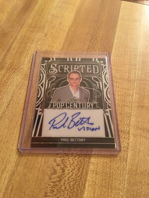 2024 LEAF POP CENTURY SCRIPTED “VISION” PAUL BETTANY AUTOGRAPH 1/2 MARVEL AUTO | eBay