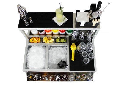 Postazione Bar PORTATILE SMONTABILE da BARMAN - Cocktail Station ...