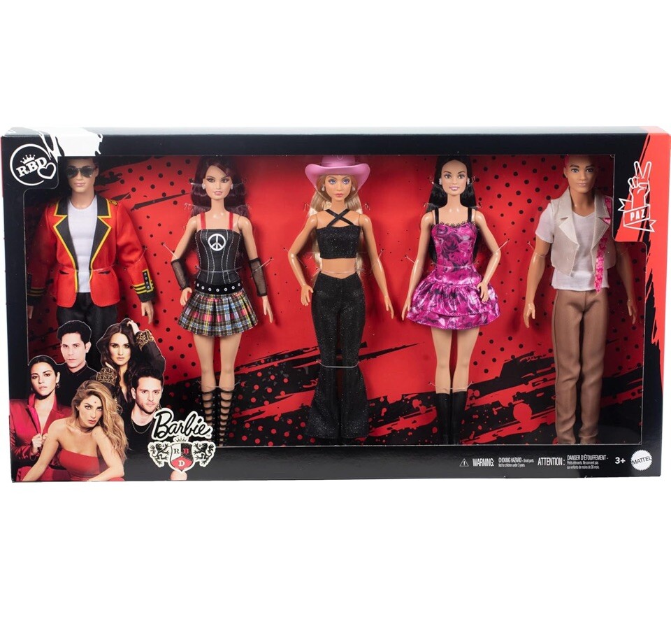 BARBIE RBD REBELDE LUPITA DOLL DEBOXED FROM THE CONCERT 5 DOLL SET ...