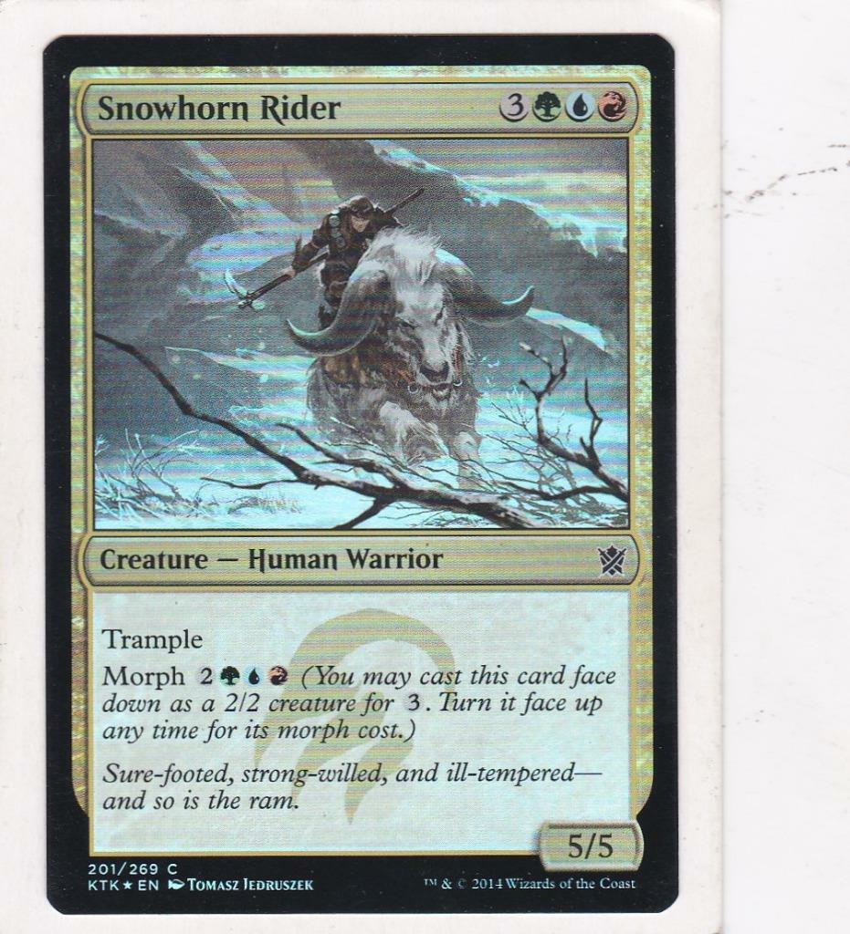 Magic: MTG: Khans of Tarkir: Snowhorn Rider | eBay