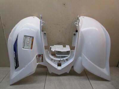 OEM WHITE REAR FENDERS ! 06+ yamaha raptor 700 700r body plastic ...