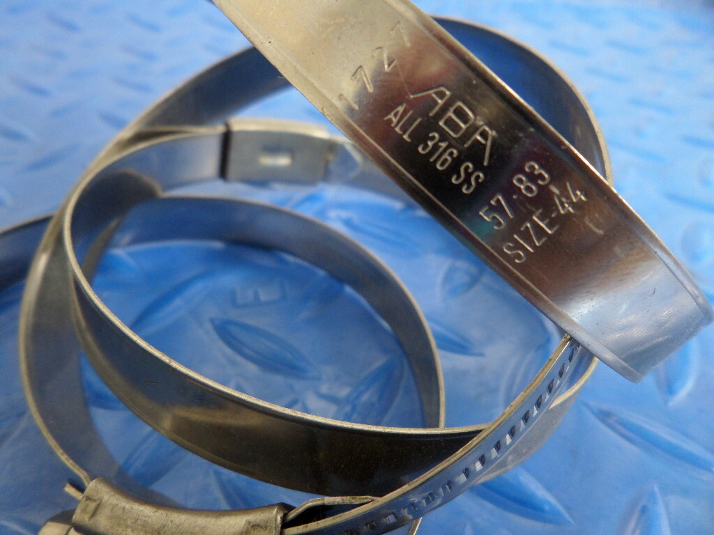 ABA Stainless Steel 316 Hose Clamps #44 (68-85mm) Set of 4 | eBay