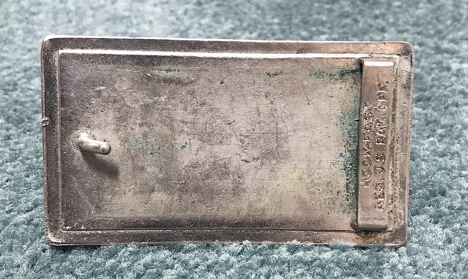 Vintage 1940's 1950's Fire Dept Rescue Squad Hook Fast Belt Tom Buckle ...
