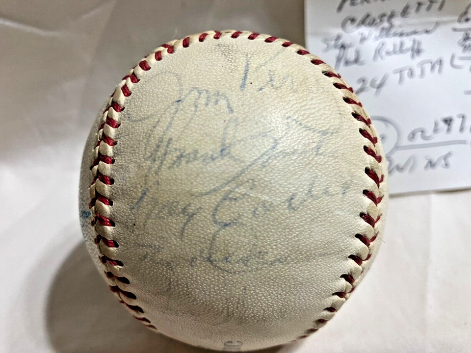 Old Autograph 1970"s Minnesota Twins DeBeer Baseball Harmon Killebrew ...