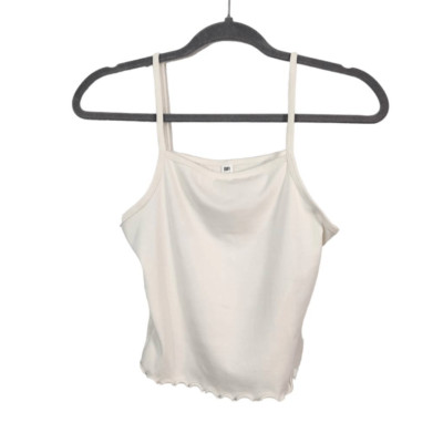 BP Ivory Cropped Tank Top Size Small Cream Tank Top NWT Simple Cami | eBay